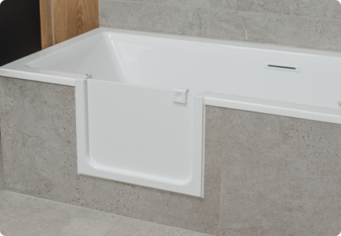 UDOOR Bathtub Doors for Easy Access and Safe Installation